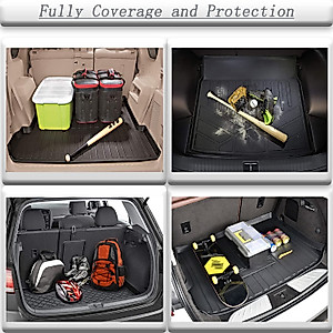 Escape Cargo Liners - All Weather Rear Trunk Tray Cargo Mats Protector Compatible with Ford Escape, 3D Tech Waterproof Durable Odorless Flexible TPO Accessories, Compatible with Escape 2020-2023 2024