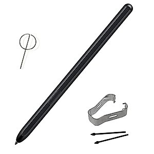 Galaxy Z Fold 4 S Pen Fold Edition,S Pen Z Fold 4,Slim 1.5mm Pen Tip,4,096 Pressure Levels,Z Fold 3 Stylus Pen for Samsung Galaxy Z Fold 4 5G+Tips/Nibs + Eject Pin (Black) EF- FF92PCBEGUS