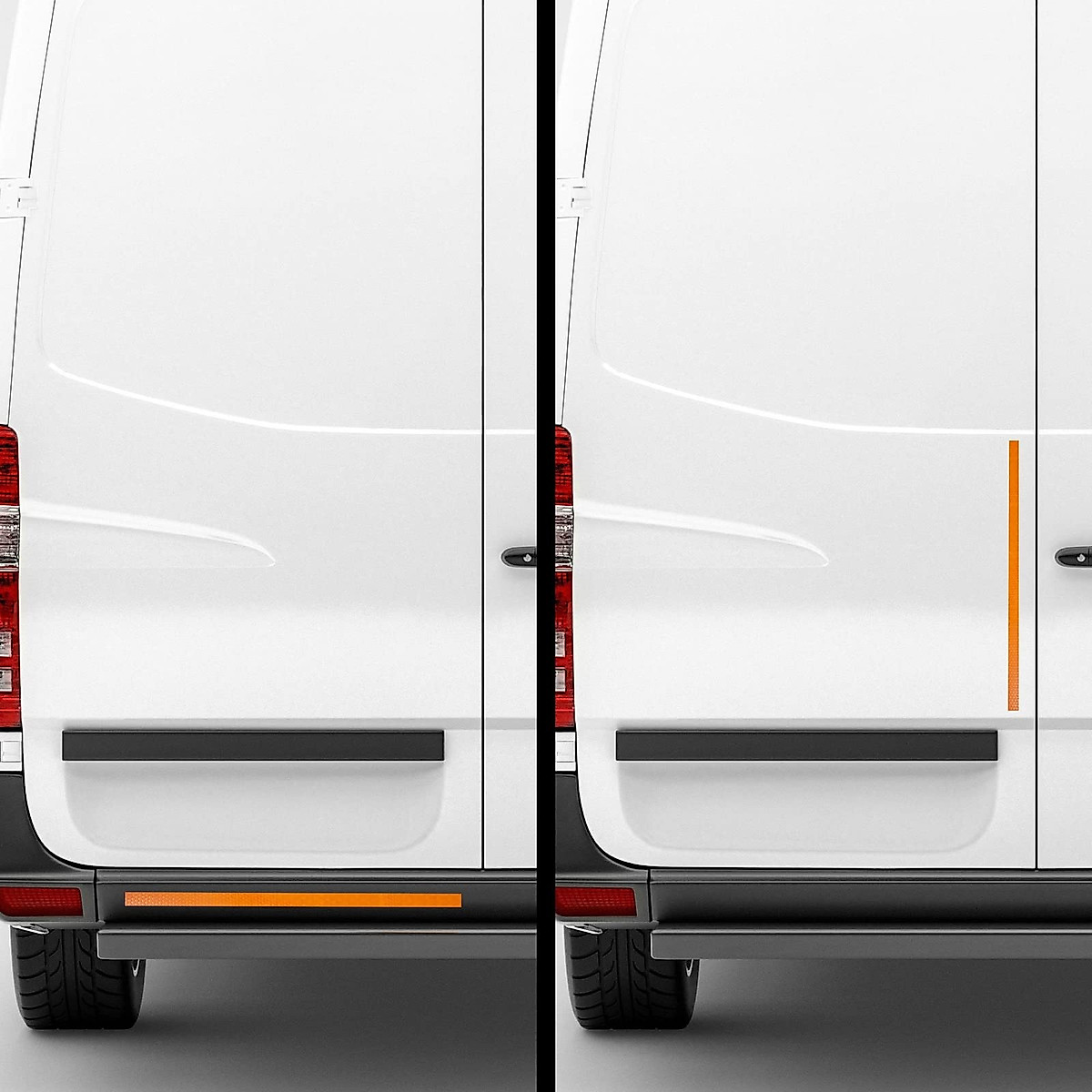 Stockroom Plus Reflective Tape - Neon Orange Outdoor Reflector Safety Roll for Trailers, Warning, Signs, Stairs, Bikes (2 in x 30 FT)