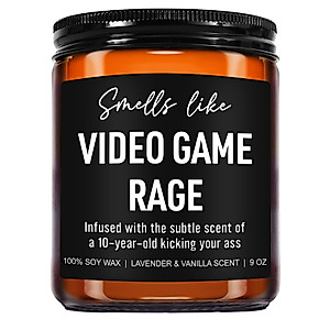 Younift Funny Video Game Rage Candle, Gamer Gifts, Gaming Gifts for Men, Video Game Gifts, Video Game Lovers Gifts Ideas, Birthday, Christmas Gifts for Gamers, Boyfriend, Husband, Teen Boys