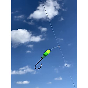 6 Pack 'Coquina Shells' Pompano Surf Fishing Rigs (25# Mono)