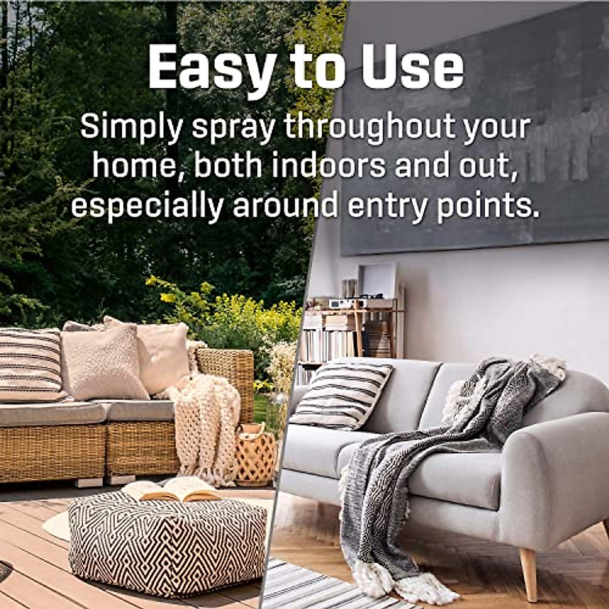 Exterminator’s Choice - Moth Defense Spray - 32 Ounce - Natural, Non-Toxic Moth Repellent - Quick and Easy Pest Control - Safe Around Kids and Pets - Eliminates and Deters Moth