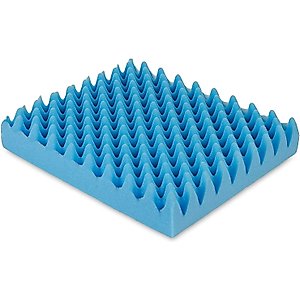 Gilbins Convoluted Egg Crate Foam Chair Cushion, Seat Cushion, Car Seat Cushion, Office Chair Cushion or Wheelchair Cushion to Relieve Back Pain Wheelchair and Recliner Chair Pads (Without Cover)