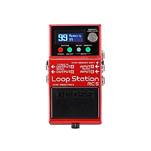 BOSS RC-5 Loop Station — modern, compact looper with first-class sound quality, 99 phrase memories, 57 rhythms and optional MIDI control. Perfect for guitar, bass, electroacoustic