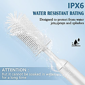 Electric Bottle Brush Set with Baby Bottle Brush Cleaner,Rechargeable Straw Cleaner Brush,Silicone Bottle Brush Kit,for Baby Bottles Pacifiers Straws Travel Bottle Brush Set