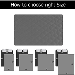 SUNNYTEX Waterproof & Reversible Dog Bed Cover Sofa, Couch Cover Furniture Protector for Pets(68 * 82")