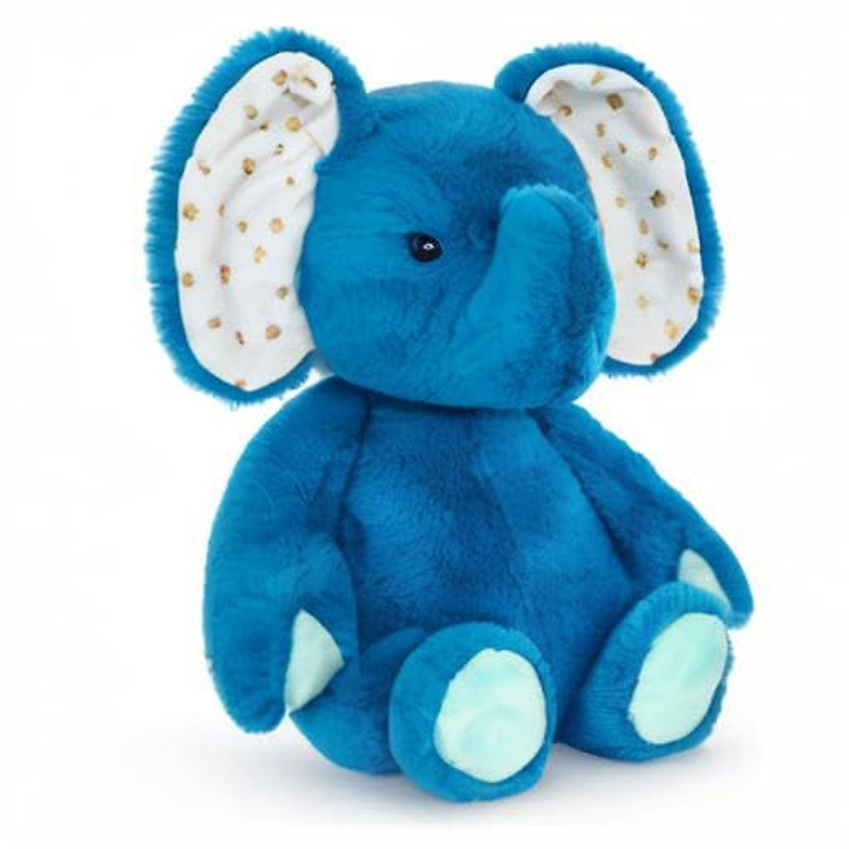 B. toys- B. softies- 12" Plush Blue Elephant – Stuffed Animal – Soft & Cuddly Toy- Washable- Baby, Toddler, Kids- Happy Hues- Ellie-Berry- 0 Months +