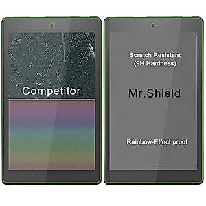 [2-PACK] - Mr.Shield Designed For All-New Amazon Fire HD 8 Tablet with Alexa 8" (7th Generation - 2017 Release ONLY) [Tempered Glass] Screen Protector with Lifetime Replacement