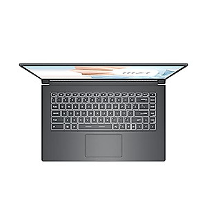 MSI Modern 15A Thin and Light Daily Laptop: 15.6" FHD 1080p, Intel Core i7-1195G7, Intel Iris Xe, 8GB, 512GB SSD, Win10, Carbon Gray (A11MU-653)