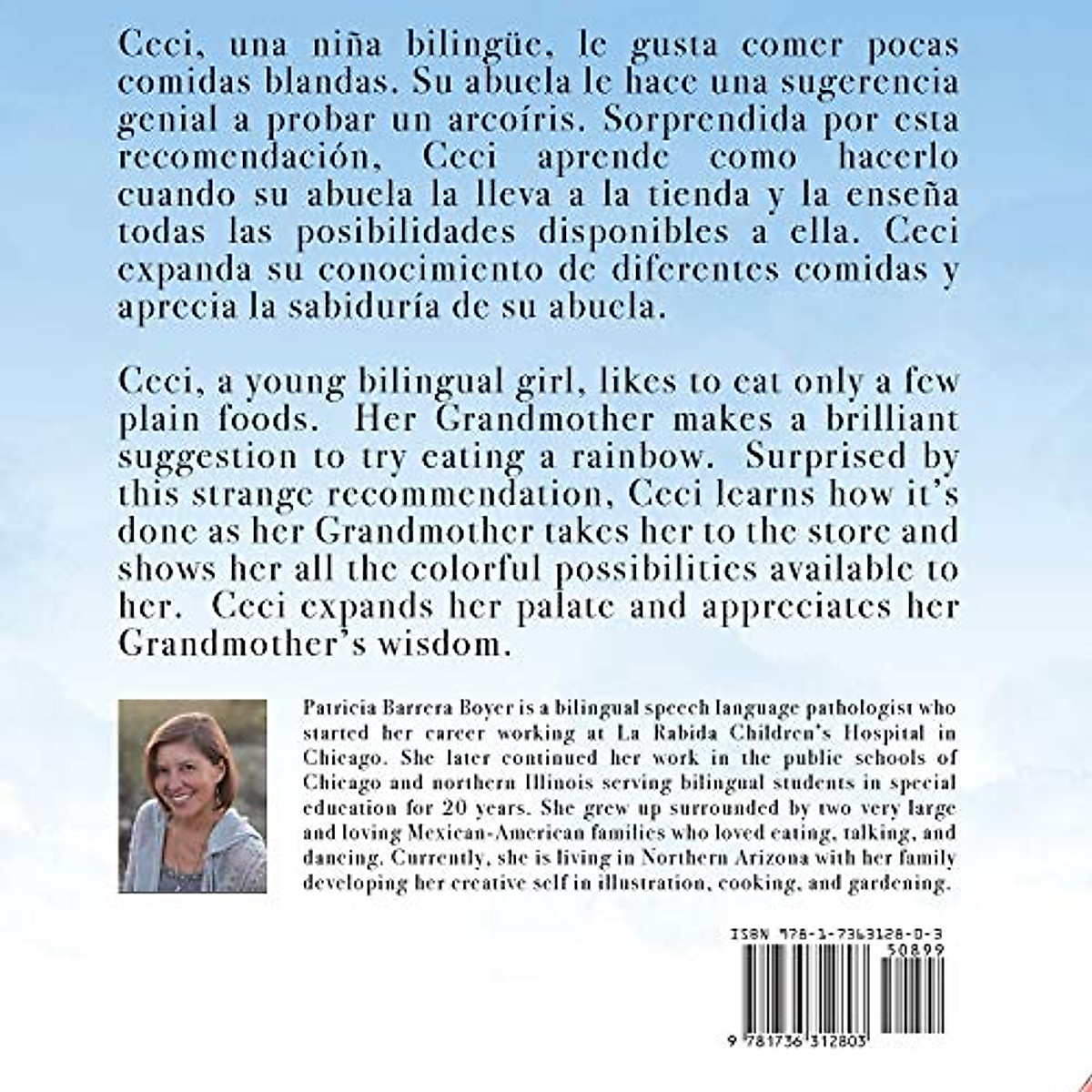 Comiendo el Arcoíris - Eating the Rainbow: A Bilingual Spanish English Book for Learning Food and Colors (Spanish Edition)