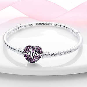 MICOO 925 Sterling Silver Snake Chain Butterfly Charms Bracelet, Evil Eye Bracelet with 5A Cubic Zirconia Bracelets for Women Birthday Gifts