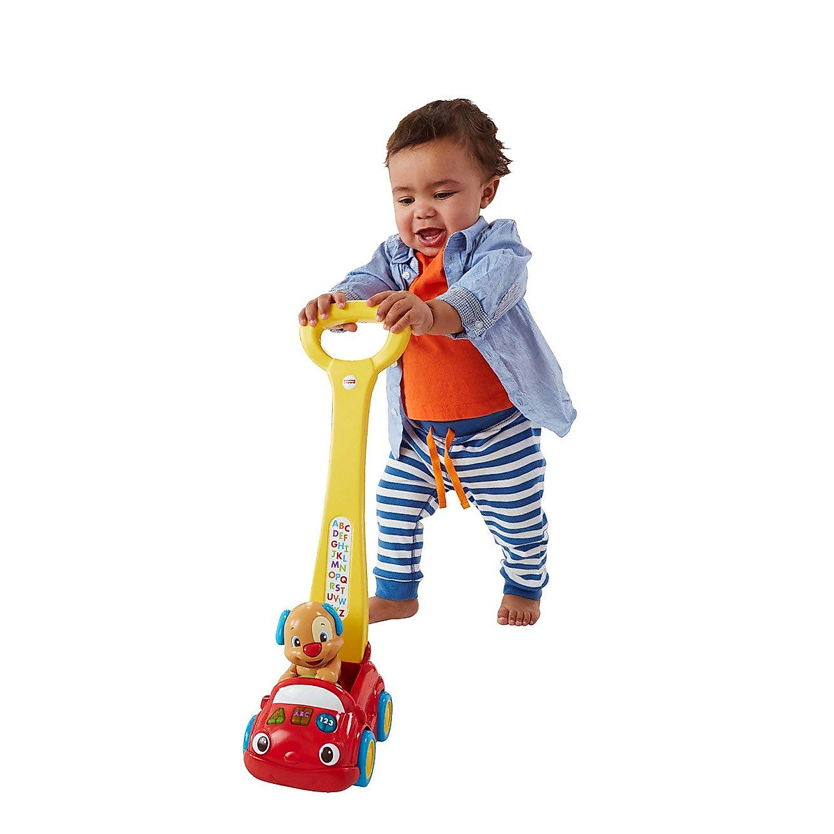 Fisher-Price Laugh & Learn Puppy's Smart Stages Push Car