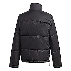 adidas Short Puffer Womens Track Jackets Size M, Color: Black/Black