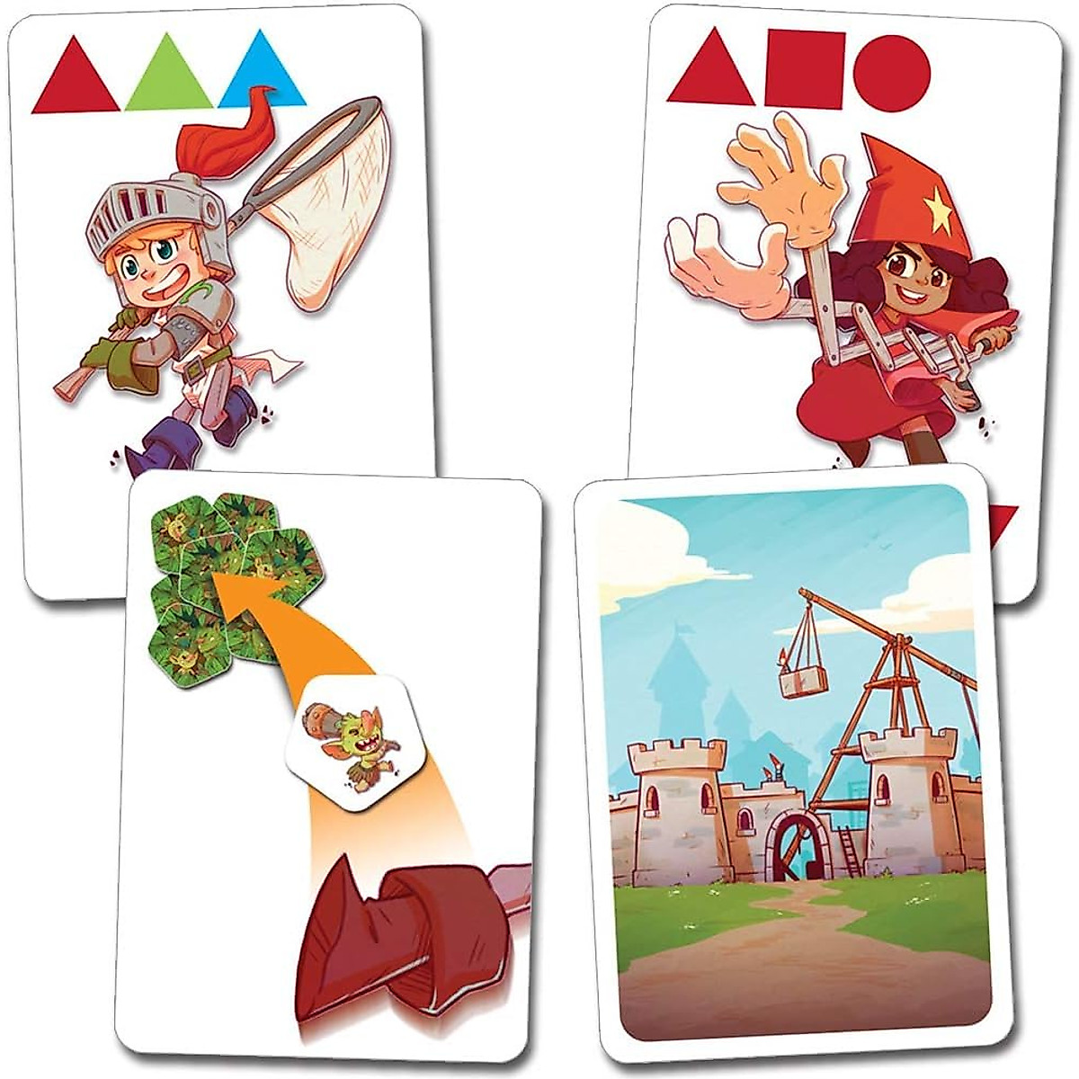 Fireside Games My First Castle Panic Game – Fantasy Strategy Board Games for Kids 4-6 & 6-8 – 1-4 Players, No Reading Needed, 20 Min. Cooperative Games for Preschoolers – Kids Board Games Ages 4-8