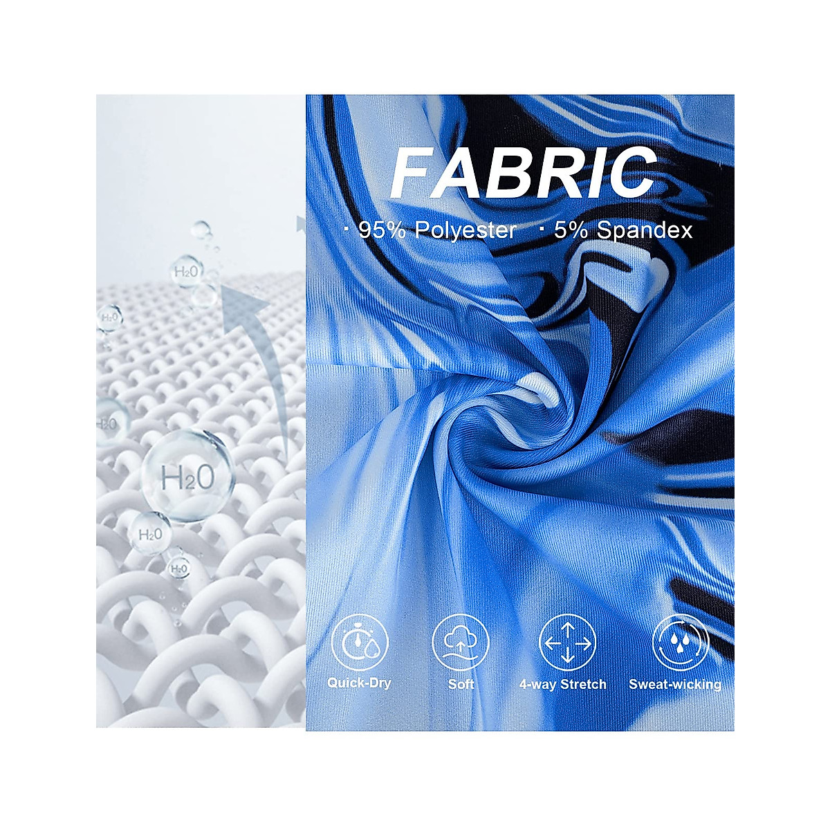 Misyula Tennis Dresses for Women,Athletic Dress with Shorts 2Pockets Zip Up Polo Sleeveless Golf Workout Dress Multi-Blue Medium