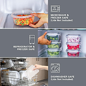 Moretoes 54pcs Airtight Food Storage Containers with lids, 27 Snap Lids and 27 Nesting Containers Plastic Stackable Containers with Labels for Kitchen, Refrigerator Organization, BPA Free, Diswasher