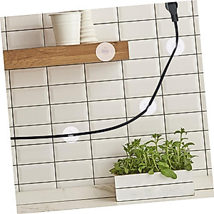 MAGICLULU 12pcs Cable Fixing Suction Cup Cord Clip Cable Wire Clips Vertical Blind Brackets Window Suckers Cord Holders for Cables Suction Cable Clip Slotted Suction Wire Pads Toy