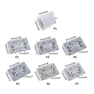 QMQJIA Dragon Egg Resin Mold Desktop Ornaments Mold for DIY Resin Art Table Lamp Home Decorations Newborn Dinosaur Light Molds Dragon Silicone molds for Wax Melts/soap/Baking/epoxy Resin/Candle/Clay