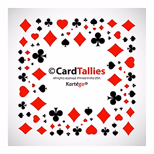 Progressive Score Pads, 2-Table (5 Pads, 50 Sheets Each) Enjoy The Original! Proudly Made in The USA.