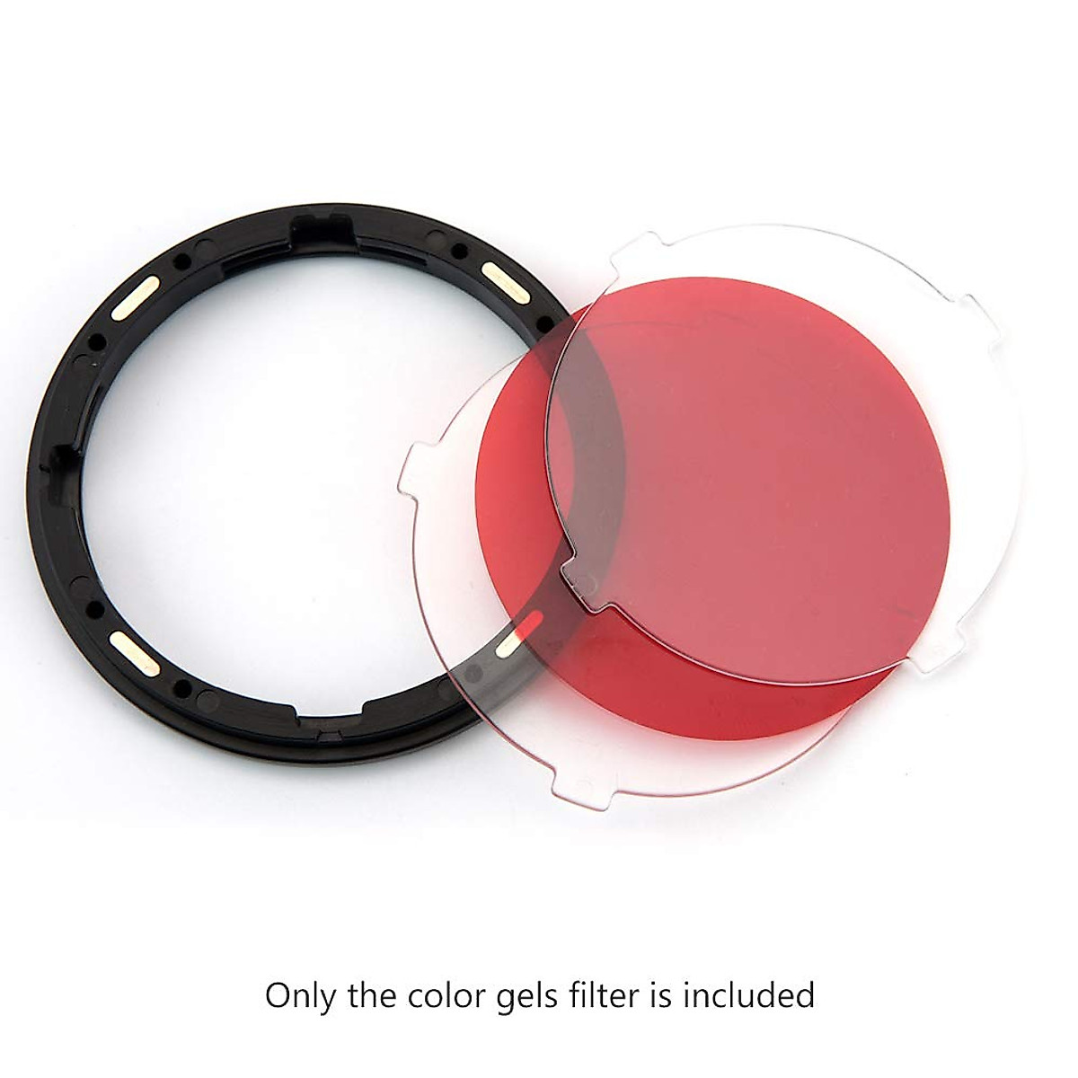 Godox V-11C Color Filters Kit Color Gels Filters 15 2 for Godox V1 Series Camera Round Head Flashes