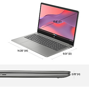 HP Chromebook Laptop Student Business 2023 Flagship,15.6'' FHD Display, 8-Core Intel i3-N305, 8GB RAM, 192GB Storage (128GB UFS+64GB SD), Wi-Fi 6, Fast Charge, Long Battery, Chrome OS+HubxcelAccessory