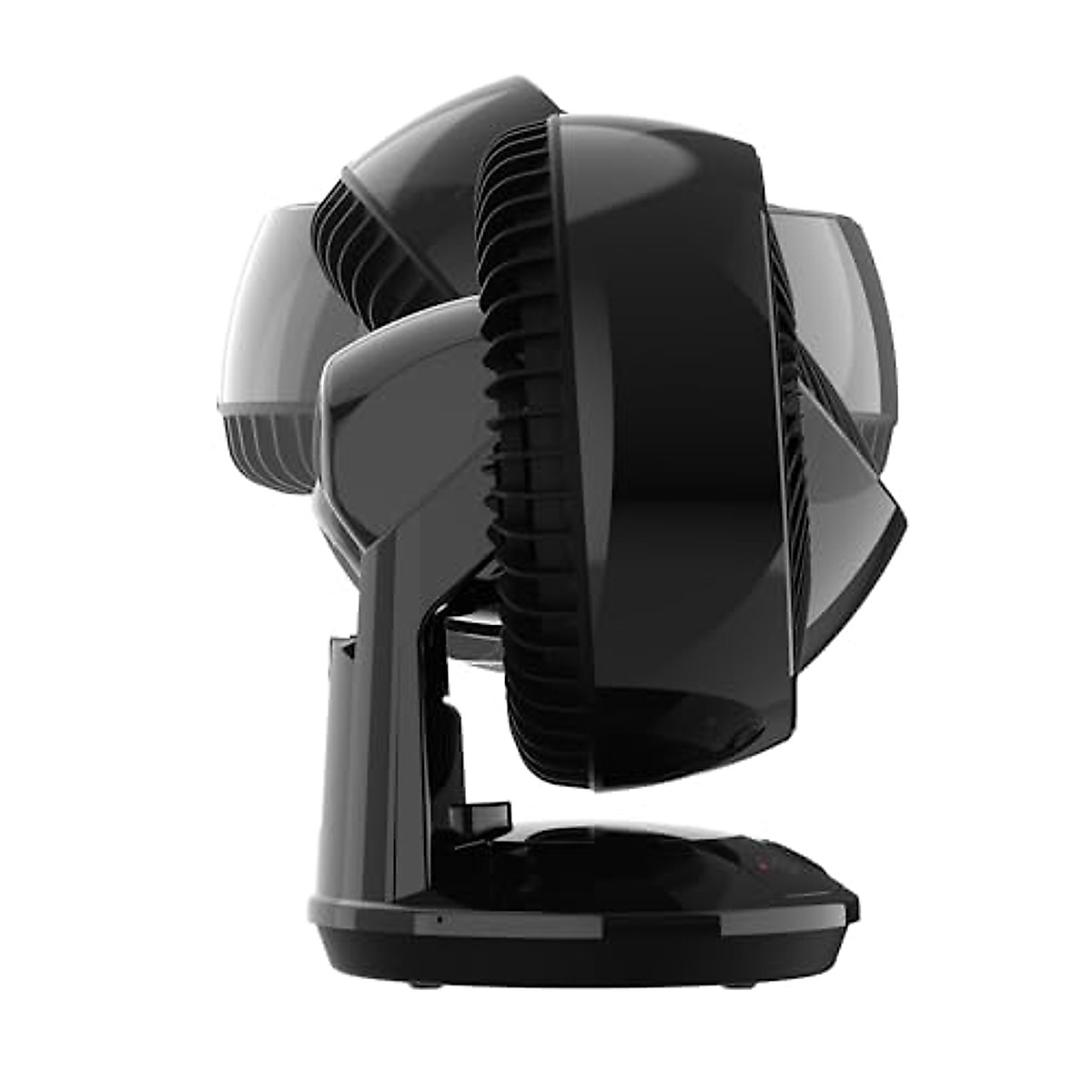 Lasko Whirlwind EcoQuiet Orbital Motion Air Circulator with DC Motor, 12 Speeds, Timer, Dark Mode, Remote Control for Small and Medium Sized Rooms, Black, A12668