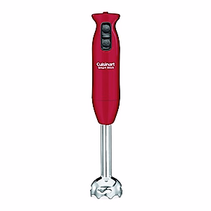 Cuisinart CSB-75R Smart Stick 2-Speed Immersion Hand Blender, Red