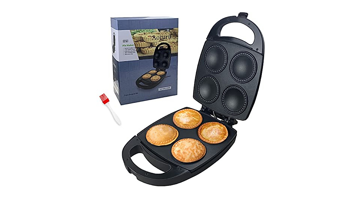 Aoruru Electric Pie Maker: Quick & Easy Mini Pies & Quiches