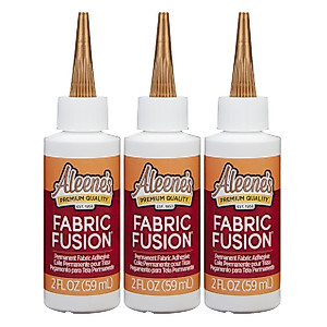 Aleene's Fusion Fabric Glue, 2 Fl Oz - 3 Pack, Clear