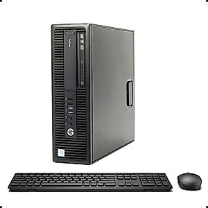 HP ProDesk 600 G2 SFF Desktop Computer Inter i5-6500 Up to 3.60GHz 32GB DDR4 RAM New 1TB SSD Built-in AX200 Wi-Fi 6 HDMI Dual Monitor Support Wireless Keyboard and Mouse Win10 Pro (Renewed)