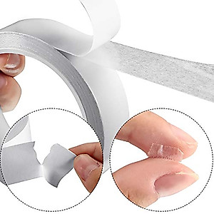 8 Rolls Double-Sided Tape Adhesive Sticky Tapes for Scrapbooking, Photos, Invitation Cards, Paper, DIY Crafts and Office School Stationery Supplies (16.6 Yard x 6/9/12/15/25 mm, L x W)
