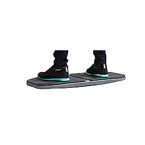 Gaiam Evolve Balance Board for Standing Desk - Stability Rocker Wobble Board for Constant Movement to Increase Focus, Alternative to Standing Desk Anti-Fatigue Mat