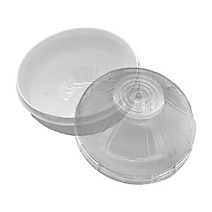 CALIDAKA Onion Keeper Reusable Garlic Shaped Food Saver Storage Containers, Fruit and Vegetable Storage Holder Sealing Box Bowls for Refrigerators, White