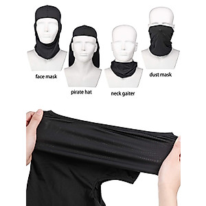 SATINIOR 8 Pcs Balaclava Face Cover Summer Face Mask UV Protection Outdoor Balaclava Windproof Sun Balaclava