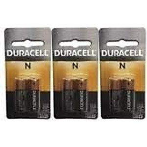 Duracell MN9100B2PK Home Medical Battery, Size N (2 Batteries) - Pack of 3 - Total 6 Count