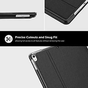 ProCase Cover for iPad Air 3 10.5" 2019 / iPad Pro 10.5 2017 Case, Slim Stand Protective Folio Case Smart Cover for iPad Air 10.5" (3rd Gen) 2019 / iPad Pro 10.5" 2017-Black