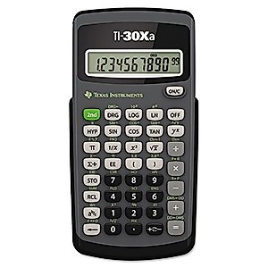 Texas Instruments Ti-30Xa Scientific Calculator, 10-Digit Lcd, Case of 2