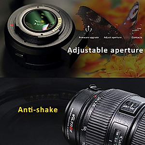 VILTROX EF-EOS M2 Auto Focus Lens Adapter 0.71x Reducer Speed Booster for Canon EF Mount Lens to Canon EF-M Mount Mirrorless Camera EOS M M2 M3 M5 M6 M10 M50 M100