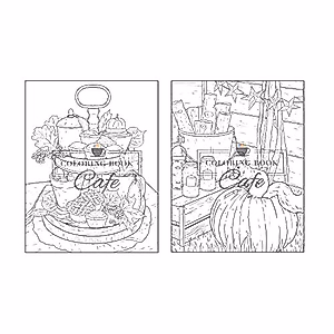 Country Autumn Coloring Book: An Adult Coloring Book Featuring Charming Autumn Scenes, Relaxing Country Landscapes and Cute Farm Animals
