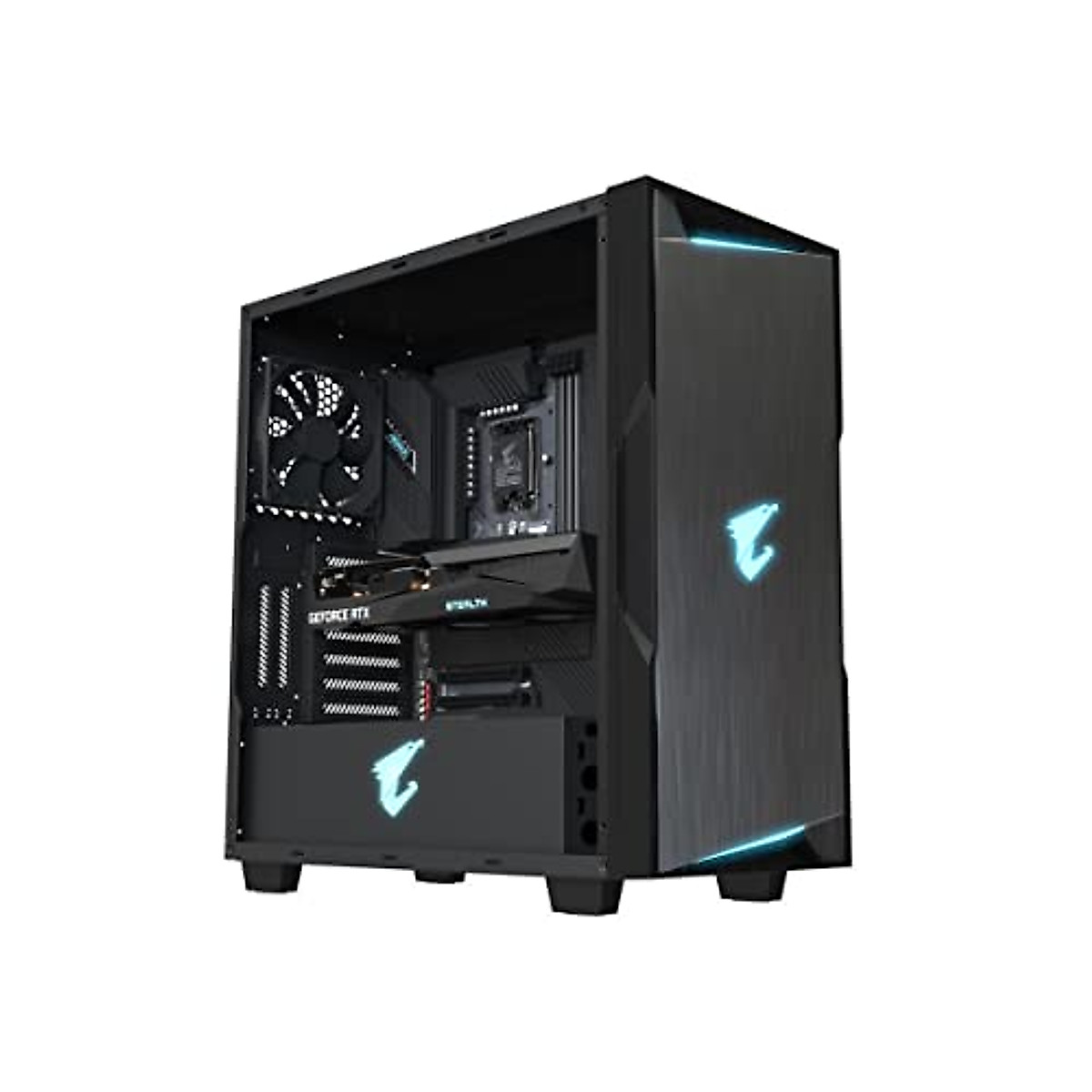 Gigabyte AORUS Project Stealth DIY PC Kit (Z690 AORUS Elite Stealth, NVIDIA GeForce RTX 3070 Gaming OC 8G Stealth, AORUS C300G Stealth) - GB-Stealth Combo IN2181