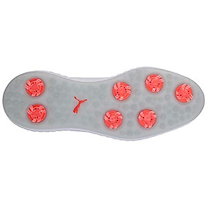 Puma Golf Men's Ignite Pwradapt Leather 2.0 Golf Shoe, White, 9 M US