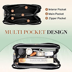 Missnine Hobo Bags for Women PU Leather Purse Fashion Crossbody Handbag Chic Tote Bag with Adjustbale Shoulder Strap