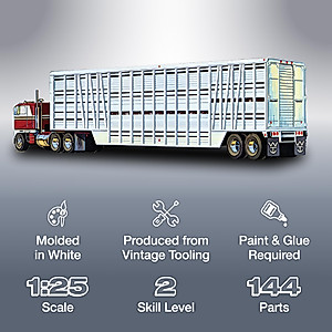 AMT Wilson Livestock Van Trailer 1:25 Scale Model Kit