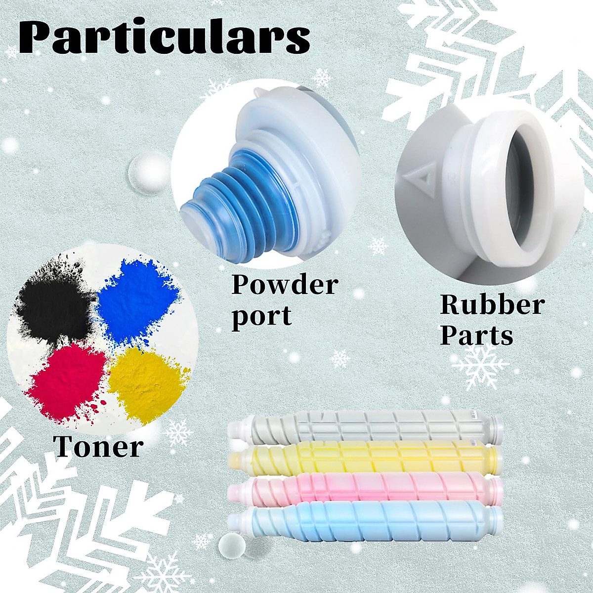 High Yield TN623 Toner Cartridge Compatible Replacement for Konica Minolta Bizhub C71cf Printer 4 Color