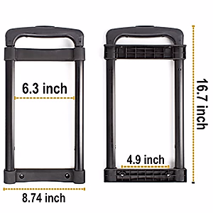 Cooler Replacement Handle for Igloo 50 and 60 Qt Coolers, Igloo Ice Cube Cooler Replacement Handle, Telescoping Handle for Island Breeze 50 and 60 Qt Roller Coolers