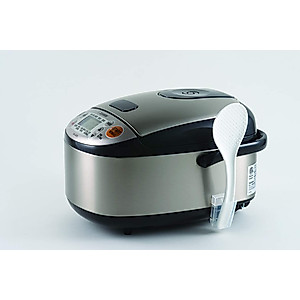 Zojirushi EP-PFC20HA Electric Skillet and Zojirushi NS-LGC05XB Micom Rice Cooker & Warmer Bundle