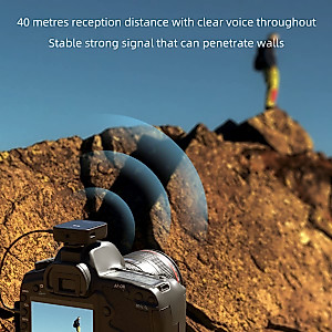 HiBy MC1 Wireless Microphone for PC/Tablet/Camcorder/Camera/Smartphone 1TX +1RX (SV)