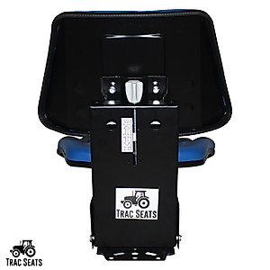 BLUE TRAC SEATS BRAND TRIBACK STYLE UNIVERSAL TRACTOR SUSPENSION SEAT WITH TILT FITS FORD/NEW HOLLAND 3000 3010 3300 3330 3400 3600 3610 (SAME DAY SHIPPING - Delivers in 1-4 Business days)