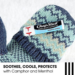 Chapstick Classic Medicated Lip Balm & Skin Protectant Tube, Relieves Chapped Lips, 0.15 Ounce Each (1 Blister Pack of 2 Sticks), 2 Count (Pack of 1)