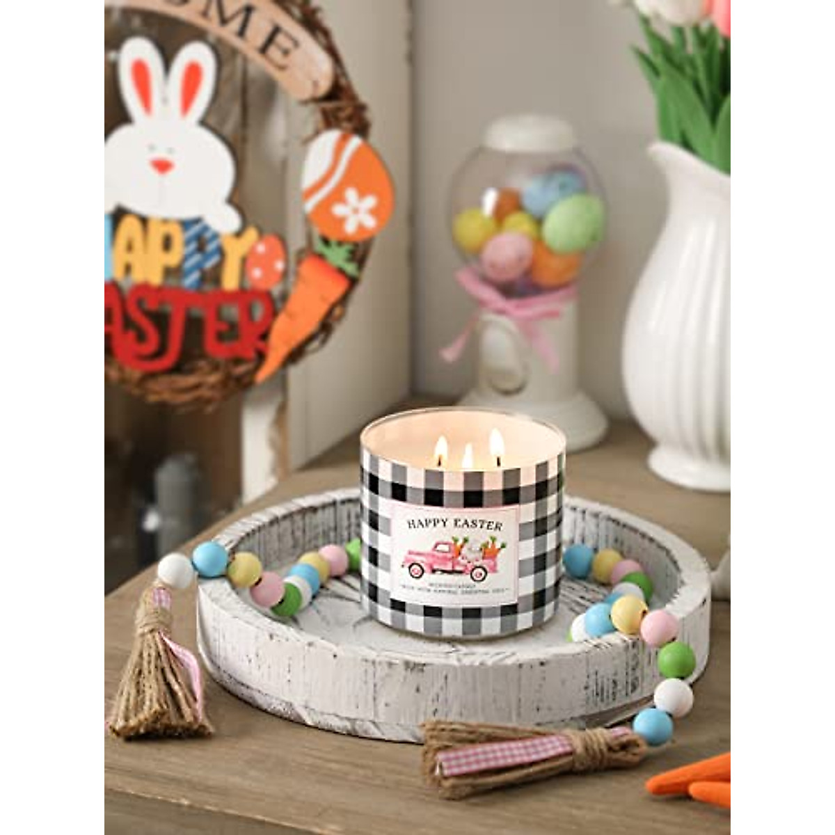 Easter Lilac Scented Candle 3 Wick Large Jar, 14 oz